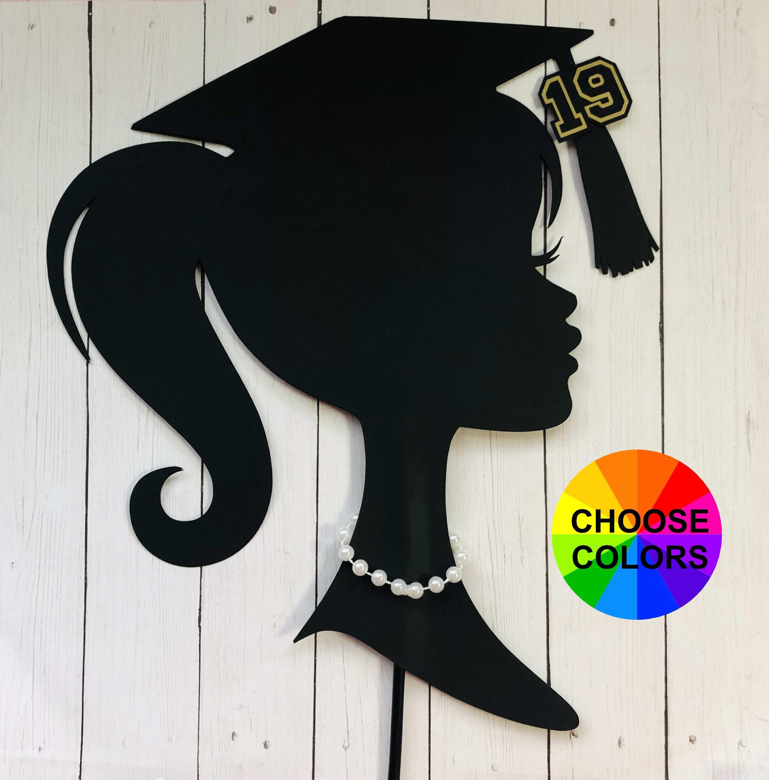 Graduation Barbie Silhouette