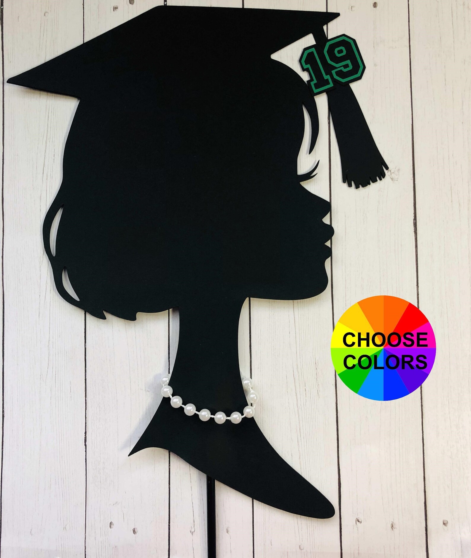 Graduation Cap Silhouette Graduation Centerpiece - Graduation Cake ...