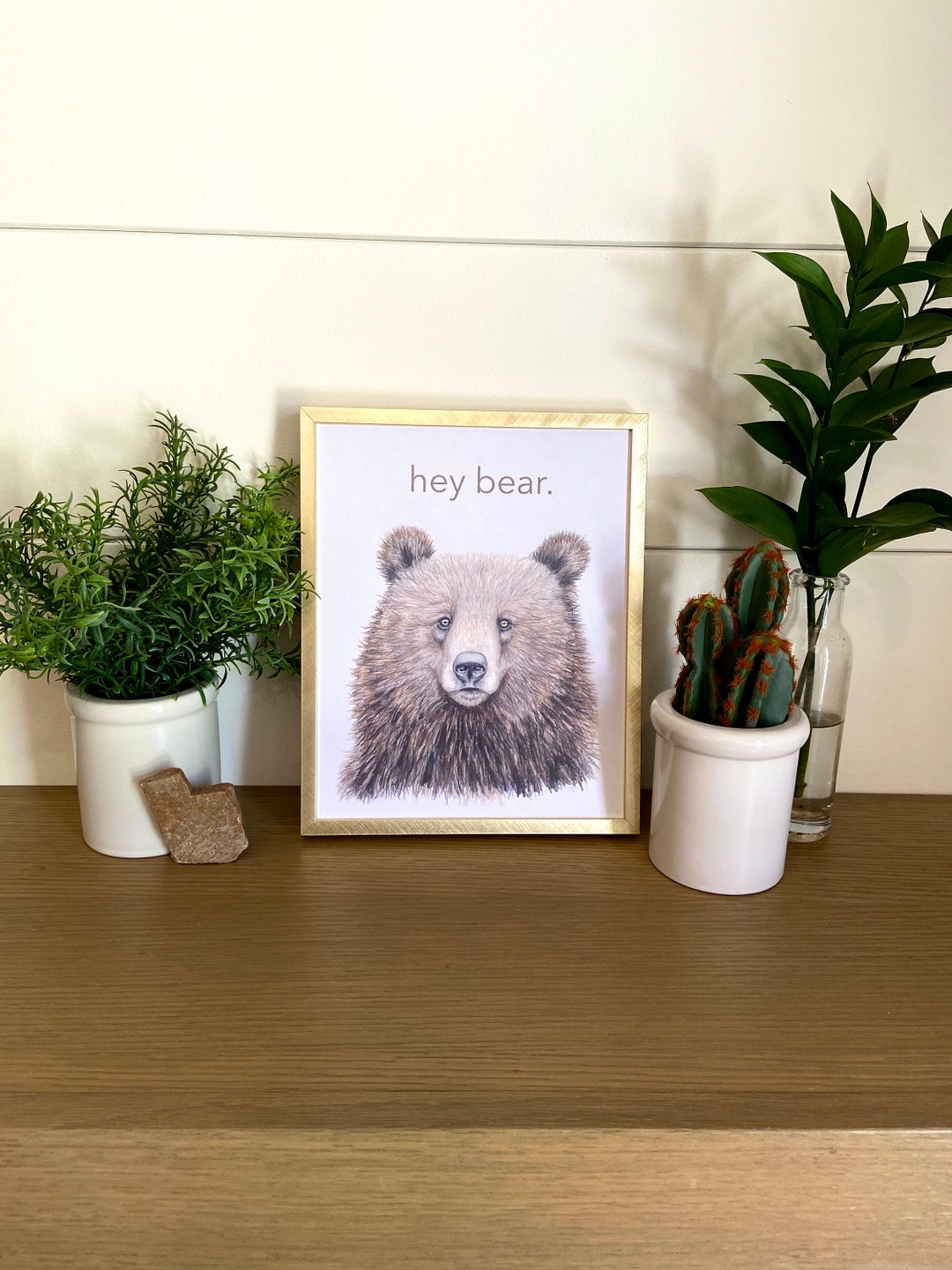 Hey Bear Digital Print - Etsy