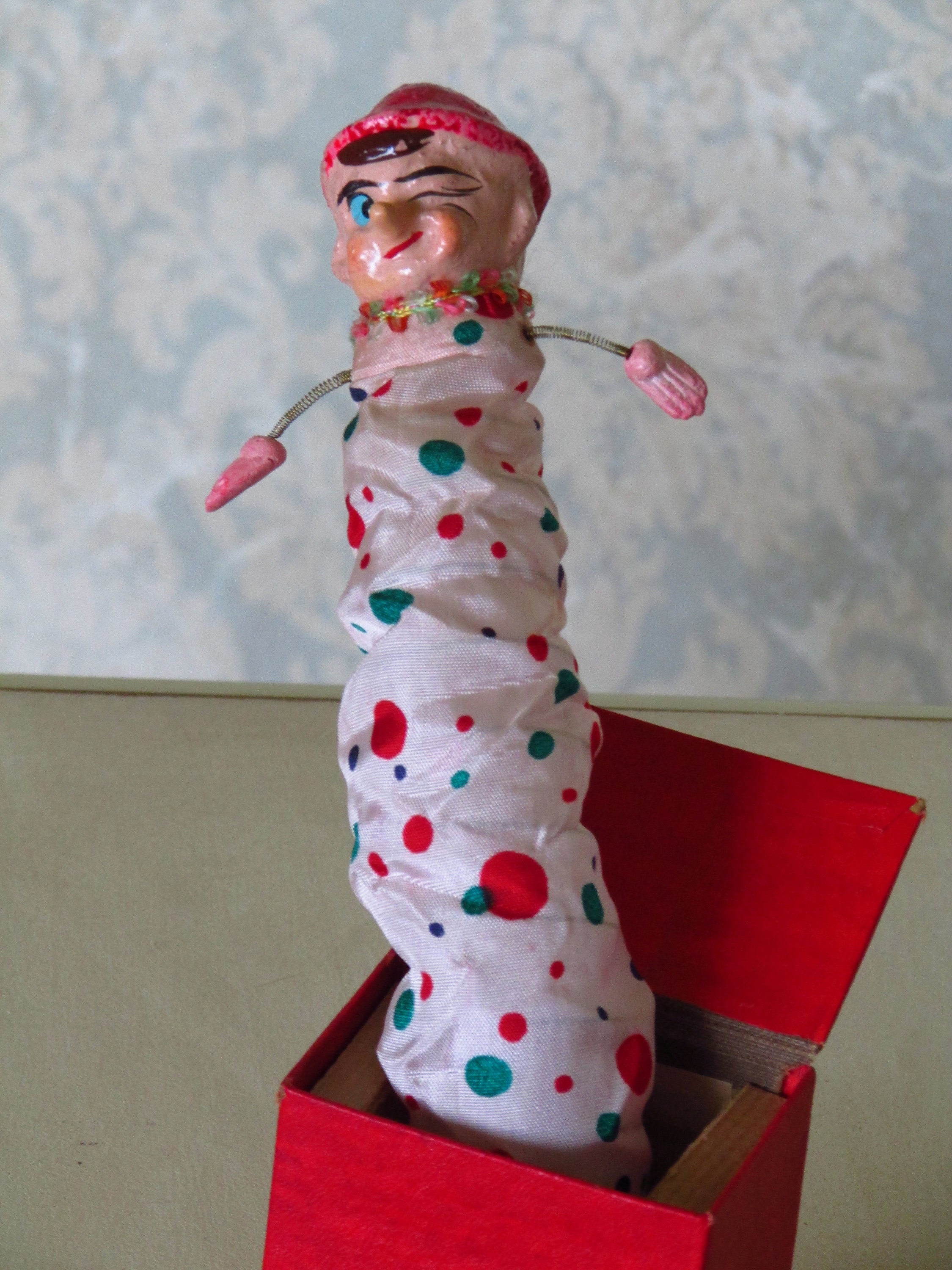 Extremely Rare Toy Jumping Jack in a Folding Surprise box With Working ...