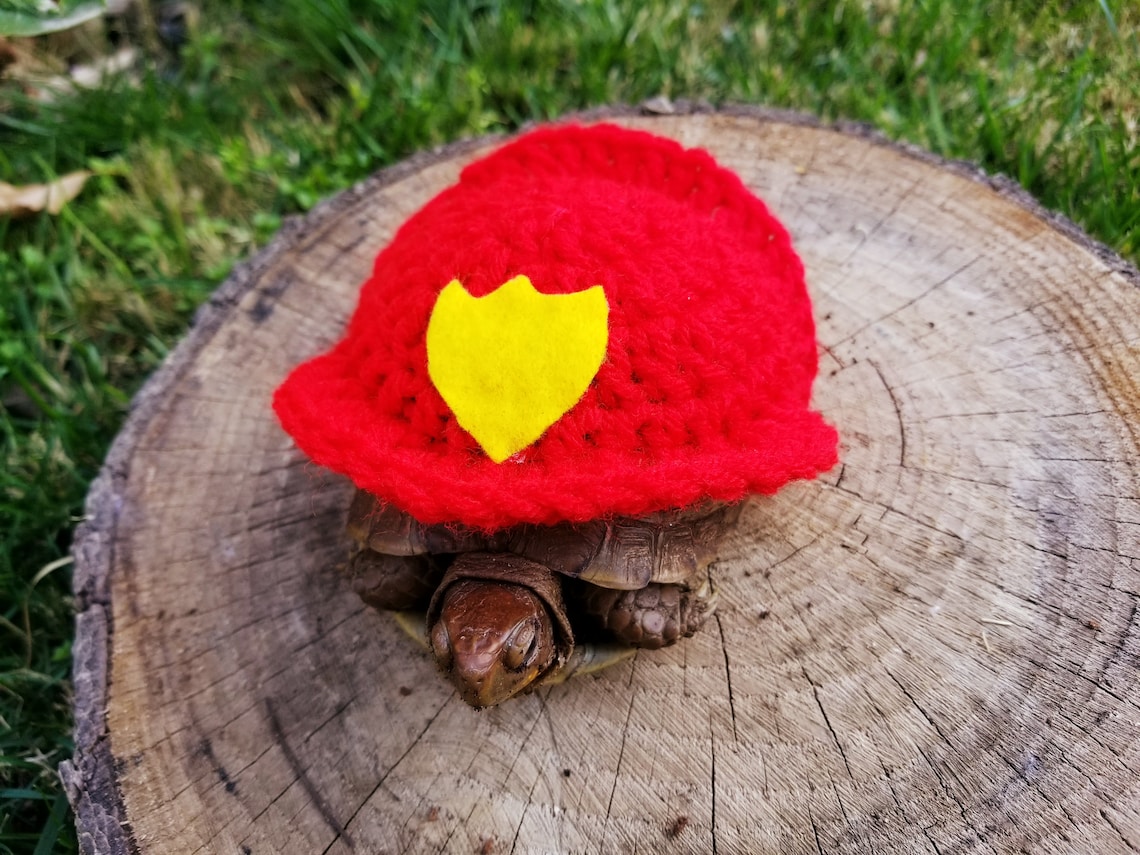 Firefighter Helmet Inspired Costume for Turtle/tortoises - Etsy