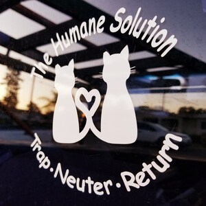The Humane Solution (TNR) Decal (ON SALE) | Application Instructions ...