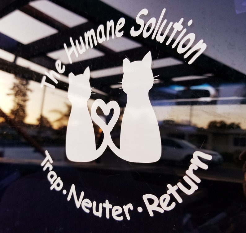 The Humane Solution (TNR) Decal (ON SALE) | Application Instructions ...