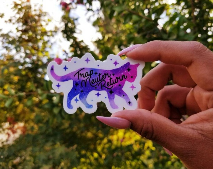 Trap, Neuter and Return (TNR) Galaxy Sticker (ON SALE) - Etsy