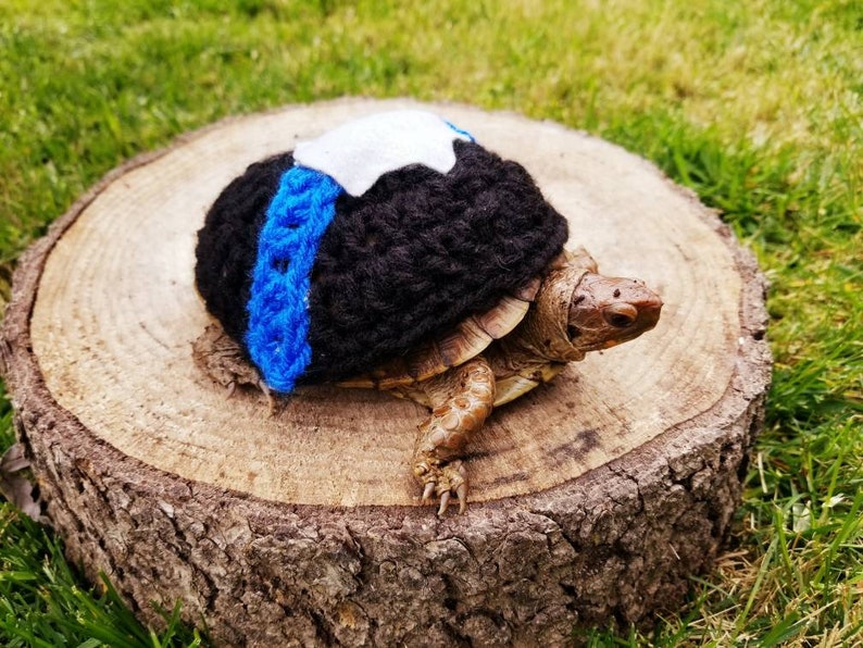 Police Uniform Inspired Crochet Costume for Turtle/Tortoises | Etsy