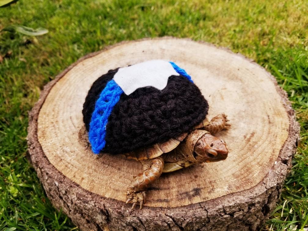 Police Uniform Inspired Crochet Costume for Turtle/Tortoises | Etsy