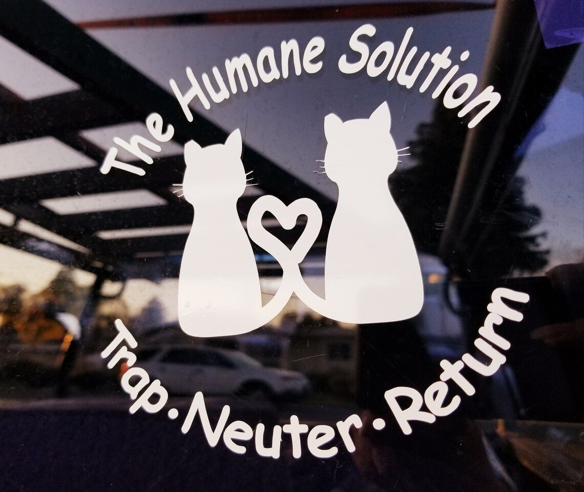 The Humane Solution (TNR) Decal (ON SALE) | Application Instructions ...