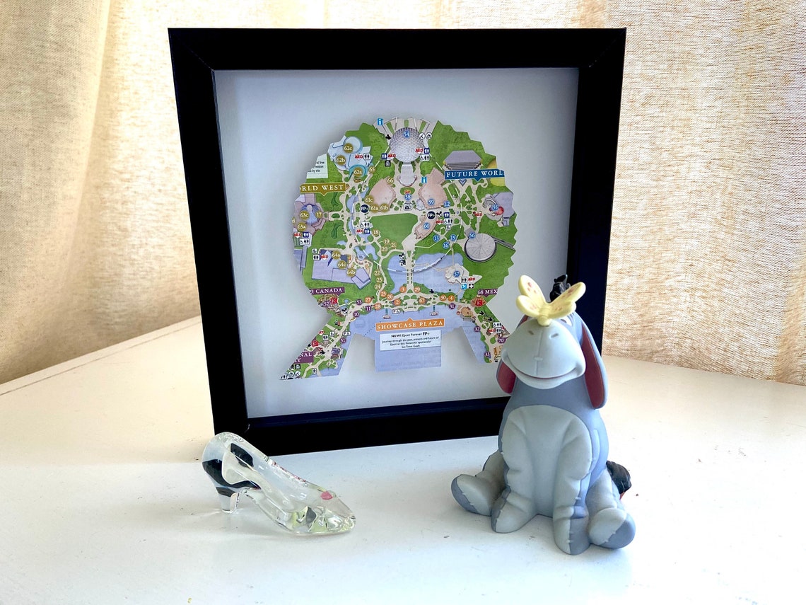 EPCOT Ball EPCOT Map Spaceship Earth Disney Map Wall Art - Etsy