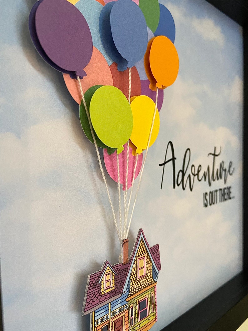 Disney UP, Adventure is Out There, UP Wall Art, Balloon Decor, Kevin ...