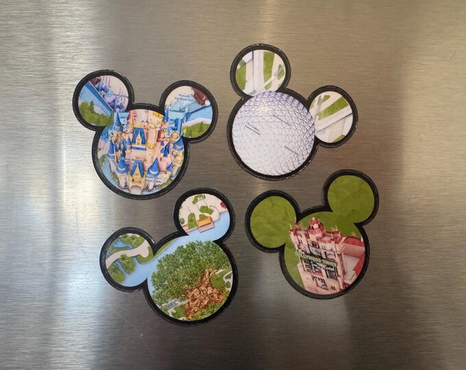 Disney Magnets, Disney Park Map - Etsy