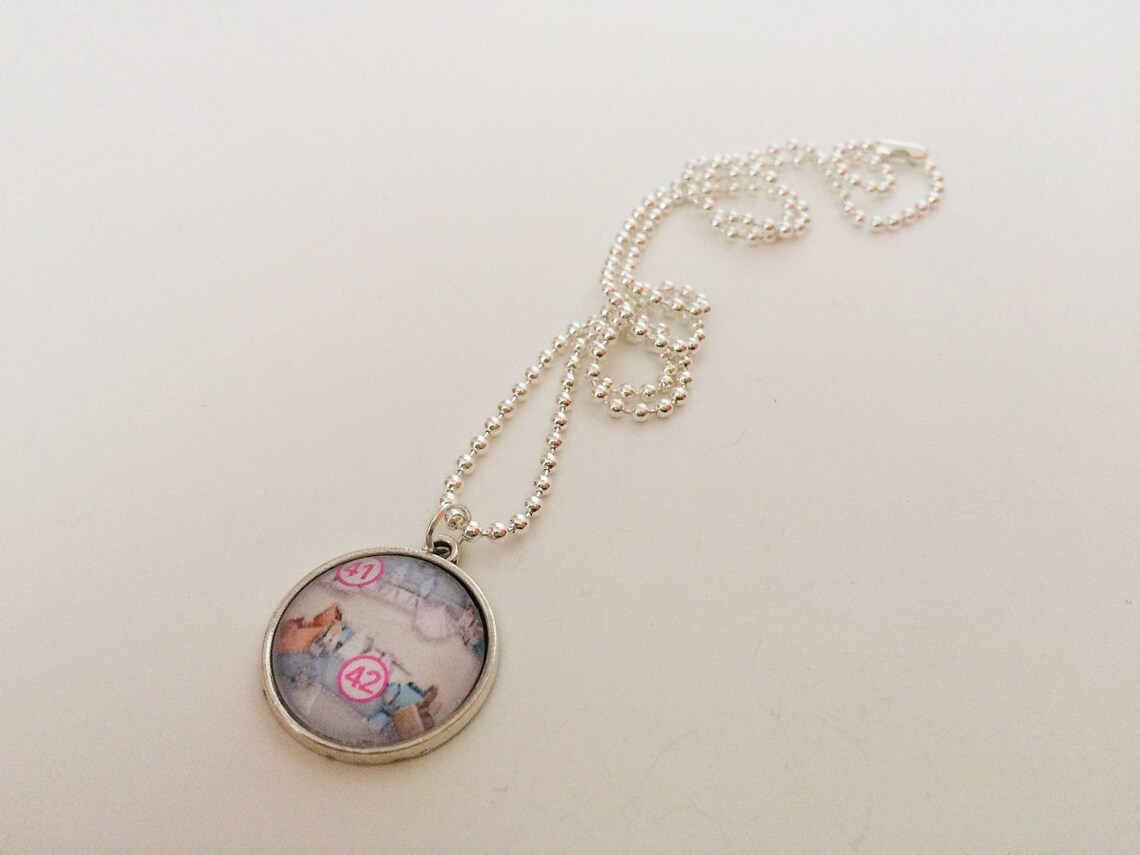 Disney Pendant Necklace Disney Park Map Peter Pan Jewelry - Etsy