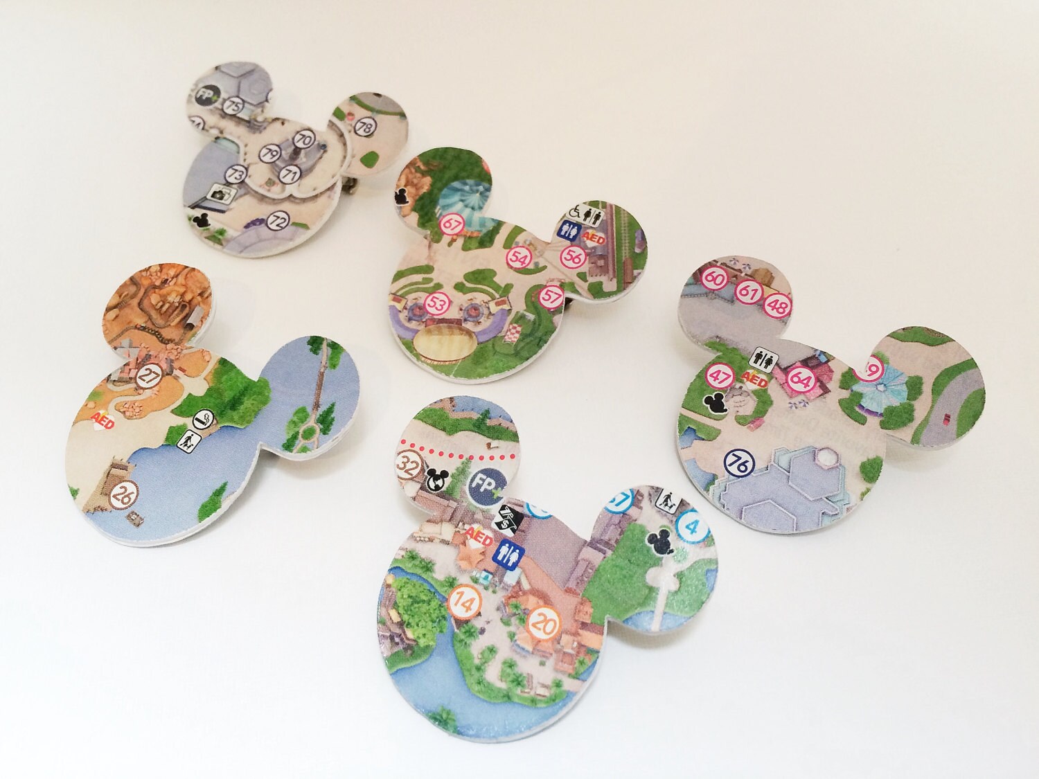 Disney Pin Fish Extender Gift FE Gift Disney Park Map - Etsy