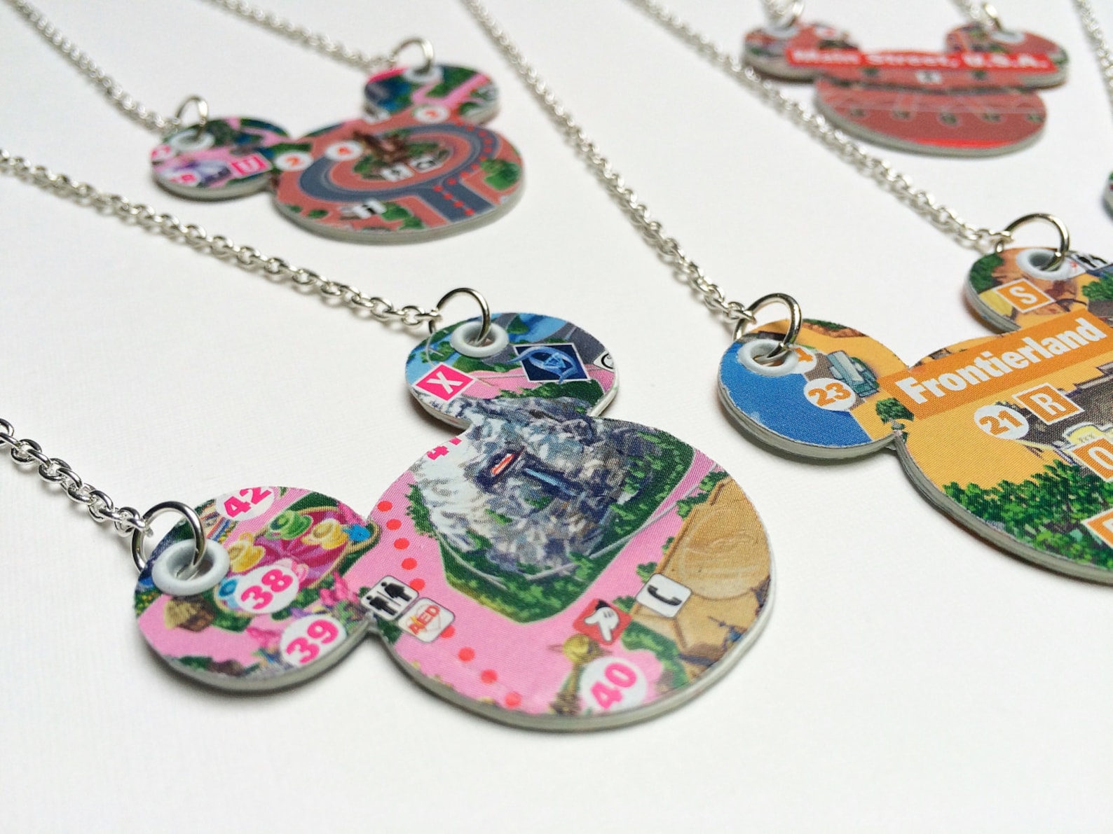 Disney Jewelry Disneyland Paper Necklace Disneyland Park | Etsy