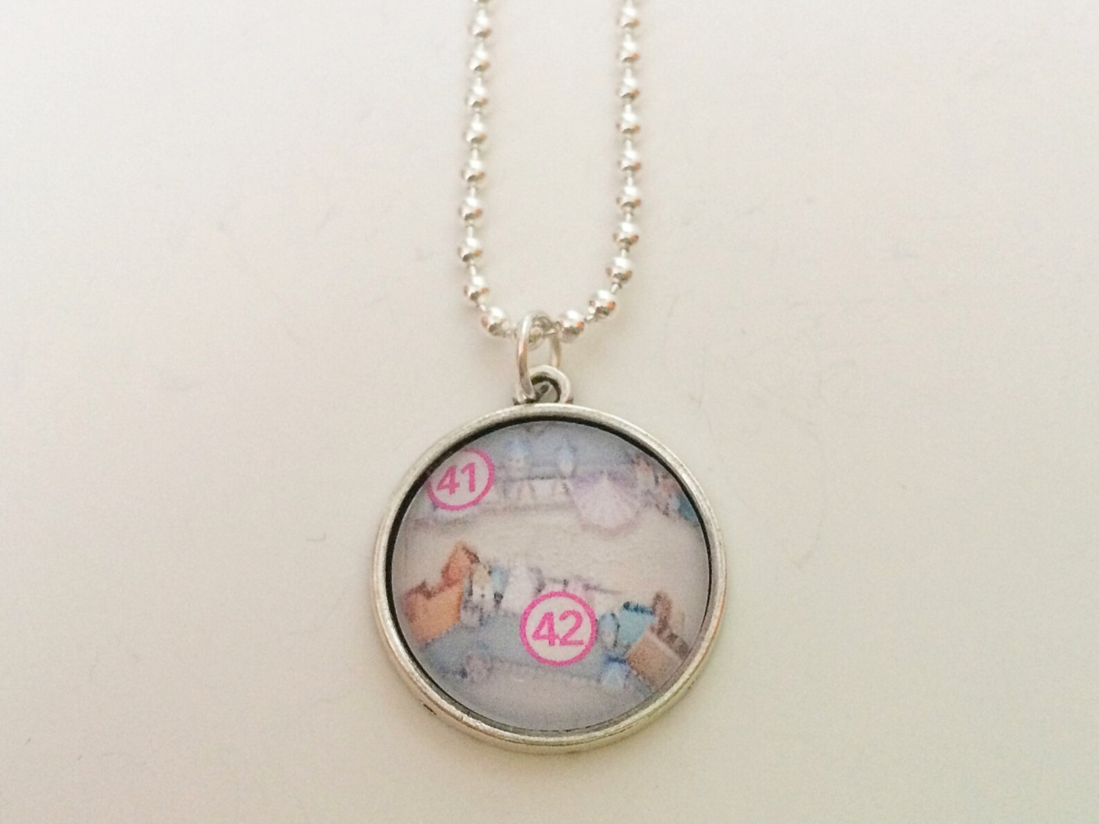 Disney Pendant Necklace Disney Park Map Peter Pan Jewelry - Etsy