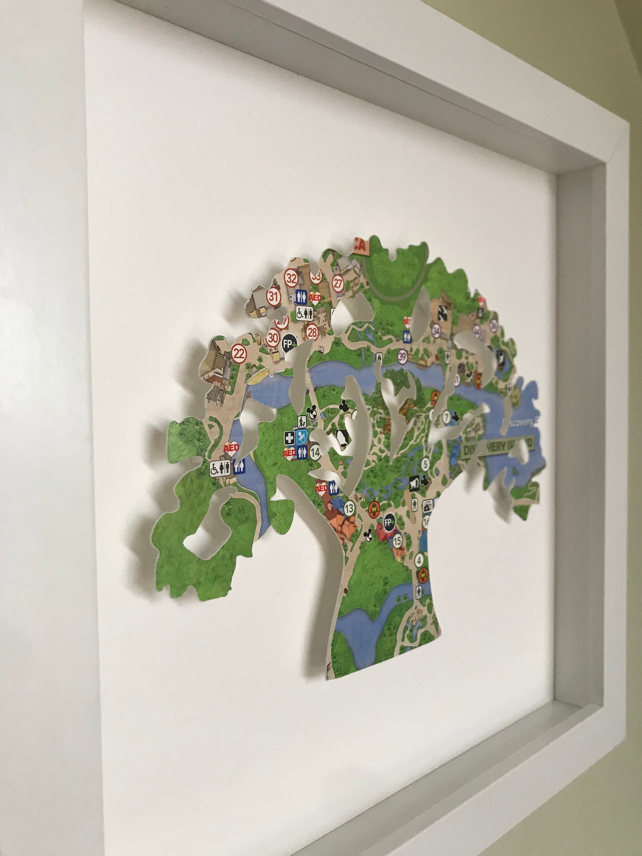 Animal Kingdom Tree Animal Kingdom Map Tree of Life Disney - Etsy Israel