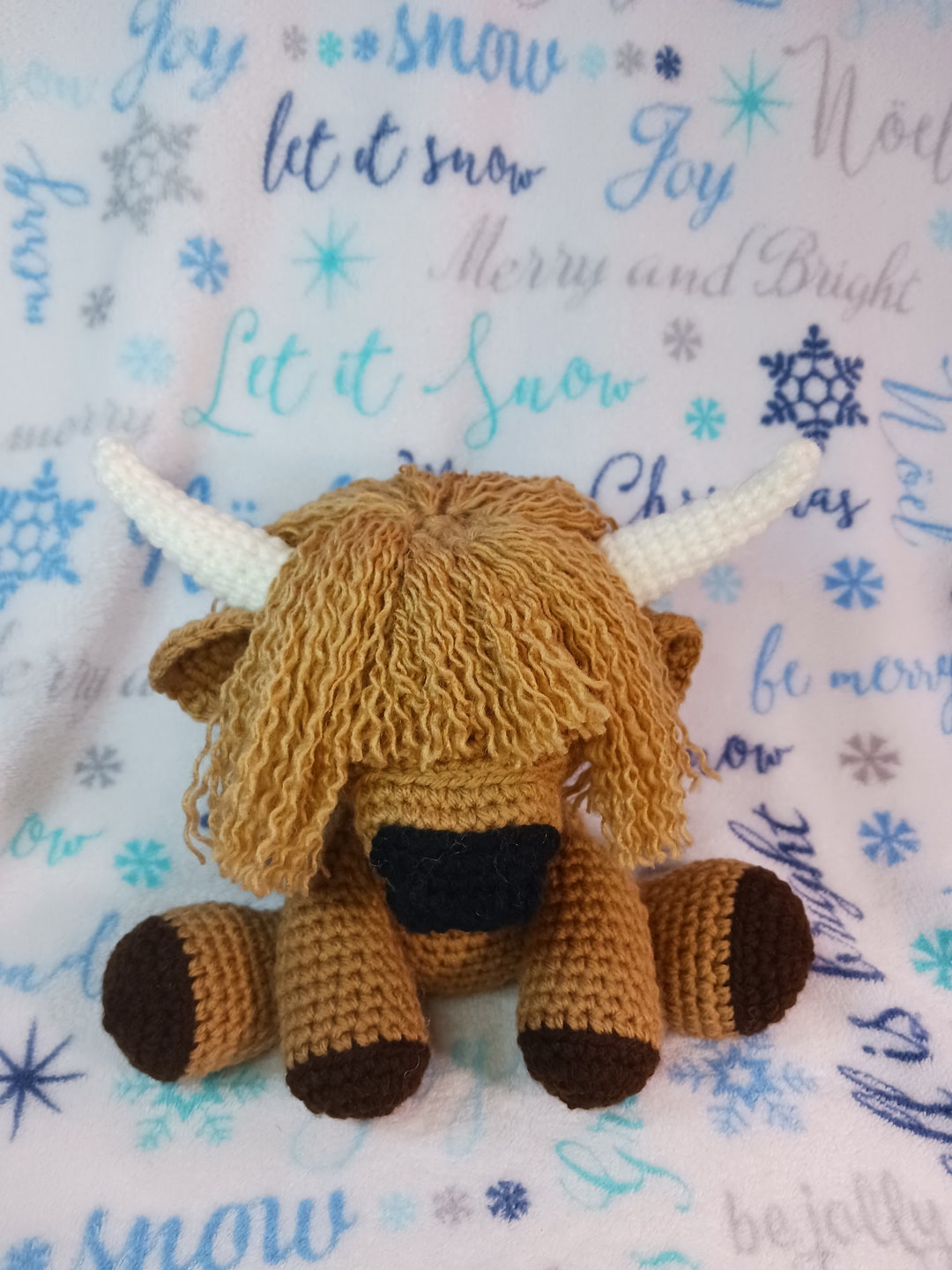 Yak the Highland Cow Plushy, Stuffed Animal, Amigurumi, Crochet ...