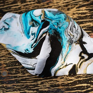 Aqua Marble Face Mask - Aquamarine - Aqua Mask- Designer Face Mask ...