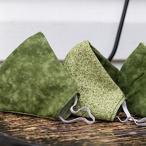 Mossy Green Face Mask - Made in USA - Nature Face Mask - Tree Mask ...