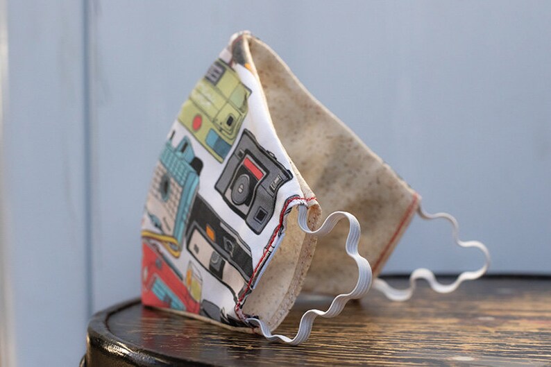 Vintage Camera Face Mask Photographer Gift Film Camera Mask - Etsy