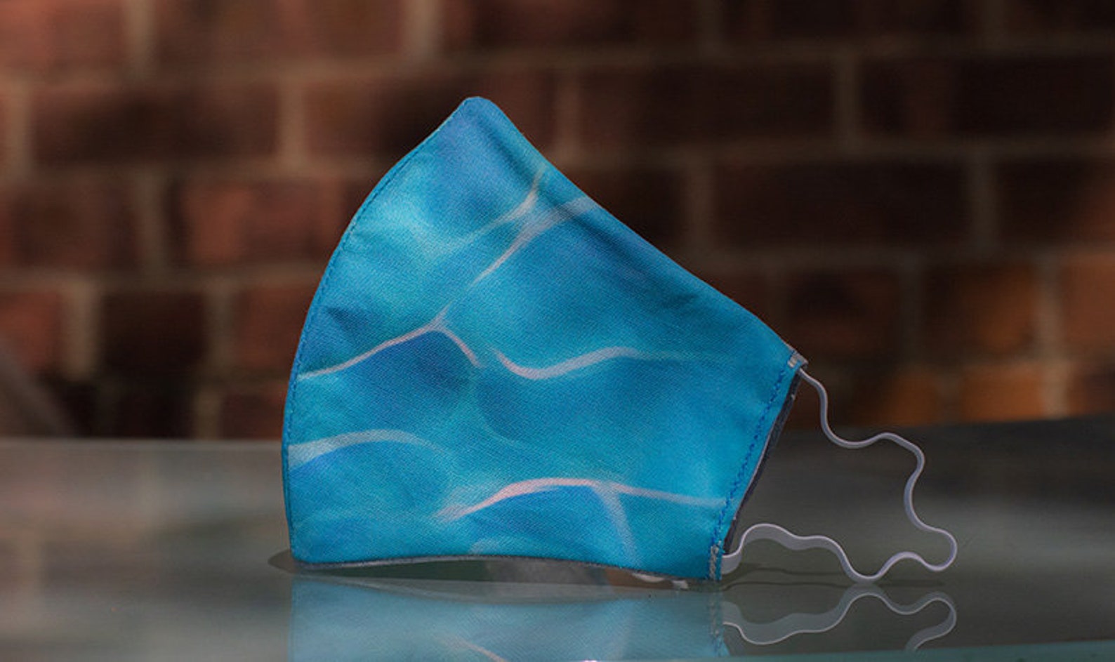 Ocean Beach Face Mask- Made in USA - Ocean Face Mask - Beach Face Mask ...