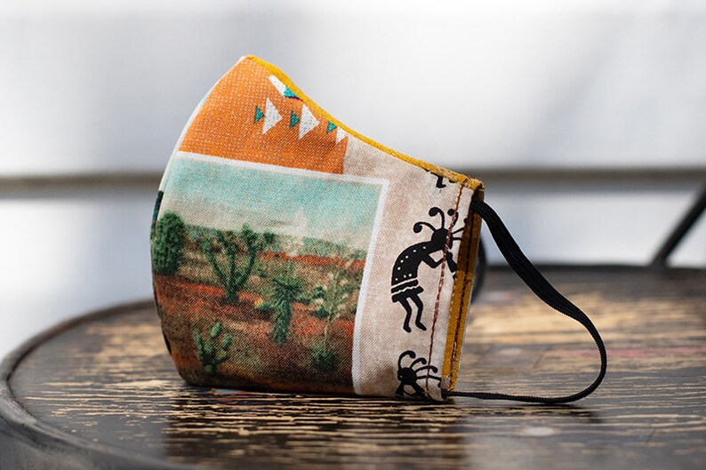 The Old Western Face Mask Native American Face Mask Nature - Etsy