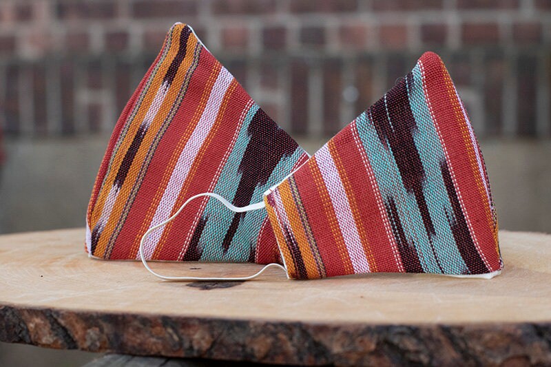 Aztec Serape Face Mask - Mexican Mask - Artisan Mask - Serape Face Mask ...