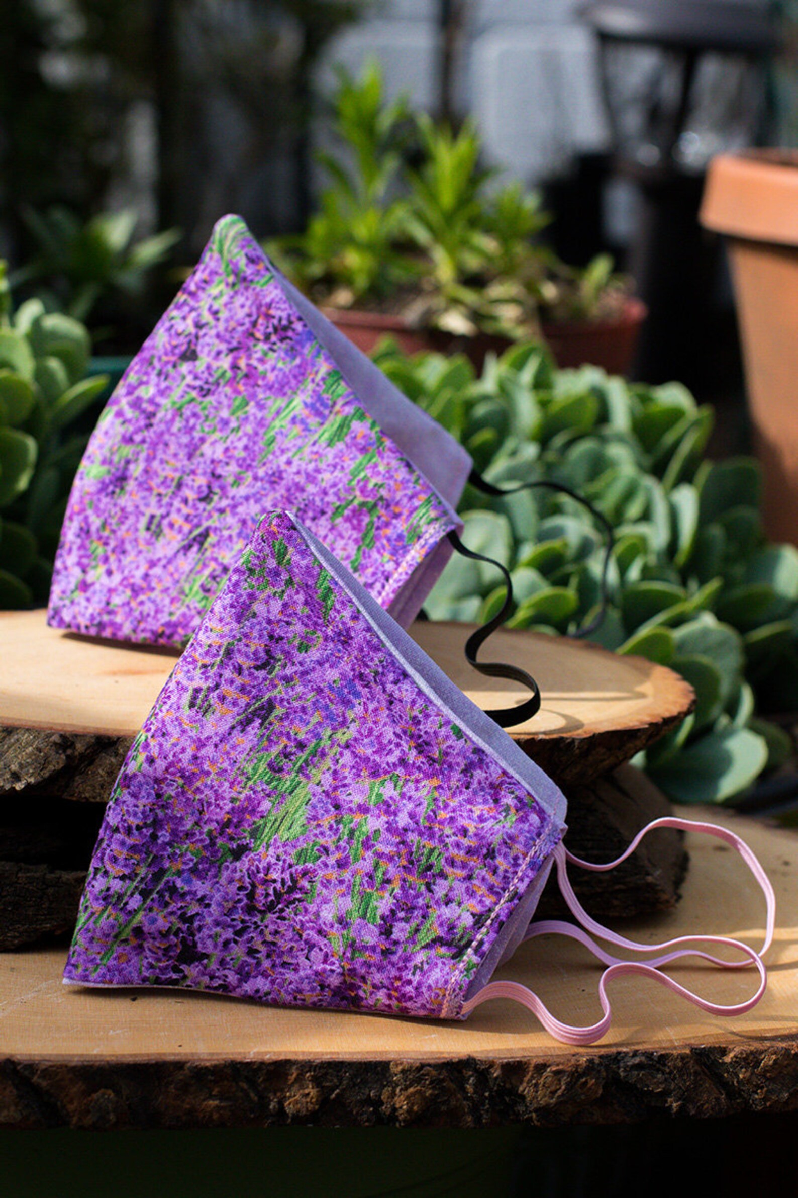 Purple Lavender Face Mask Gardening Gift Nature Face Mask - Etsy