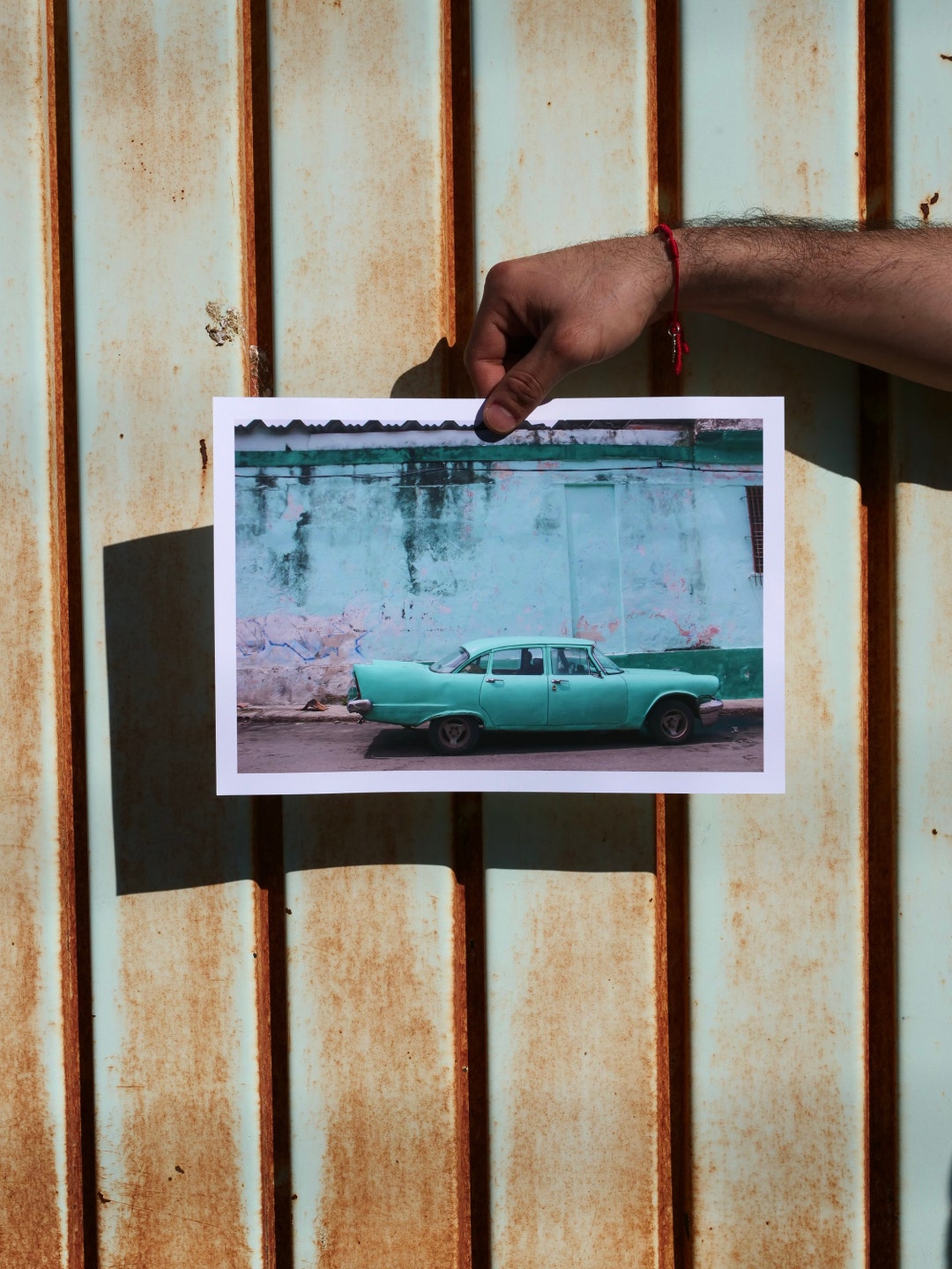 Vintage Cadillac Print - Art Print - Havana Cuba Print- Car Poster ...