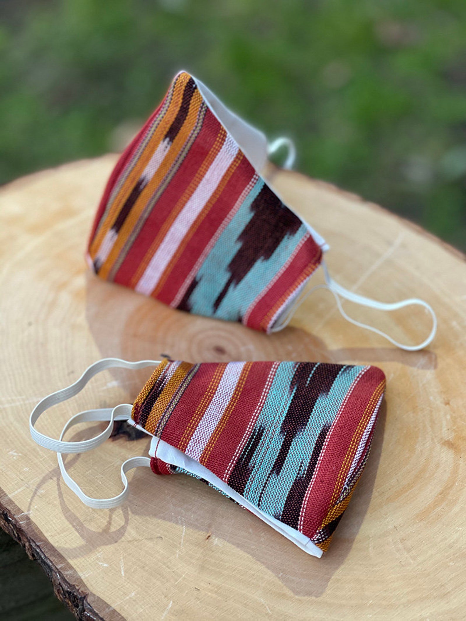 Aztec Serape Face Mask - Mexican Mask - Artisan Mask - Serape Face Mask ...