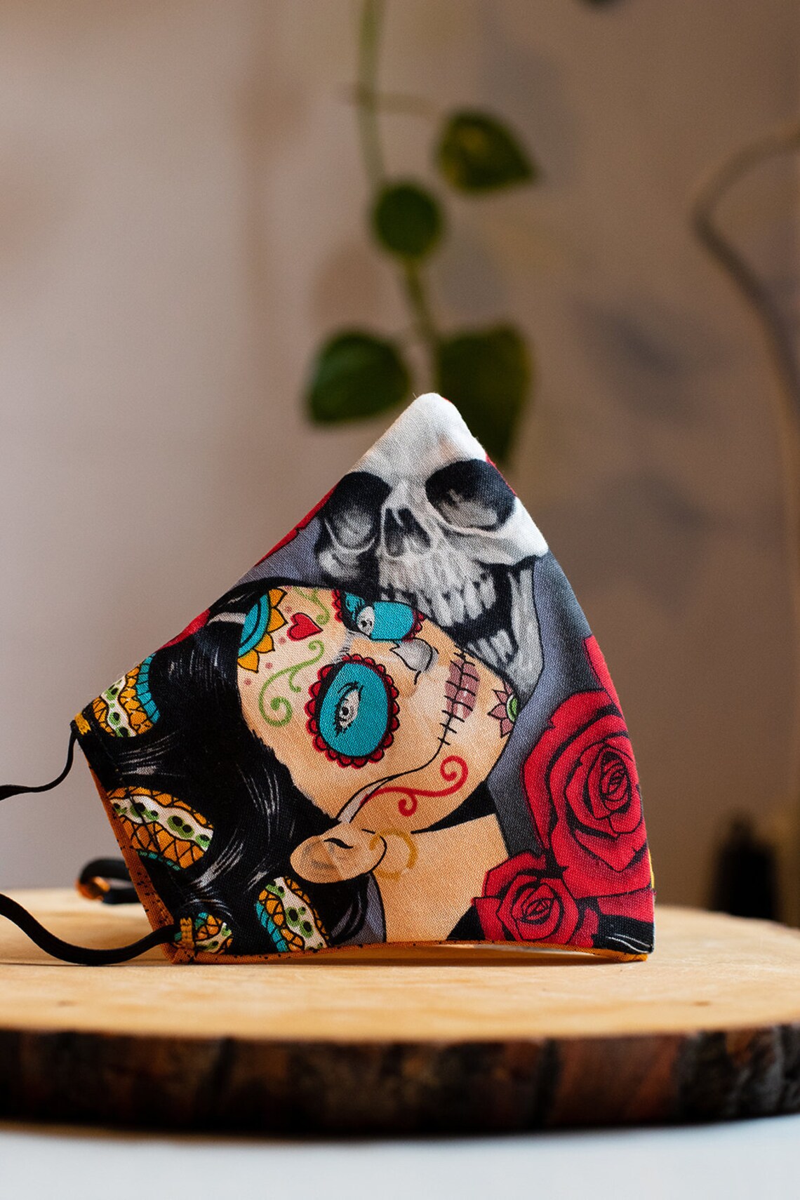 Tattoo Face Mask Halloween Face Mask Mexican Mask Skull - Etsy