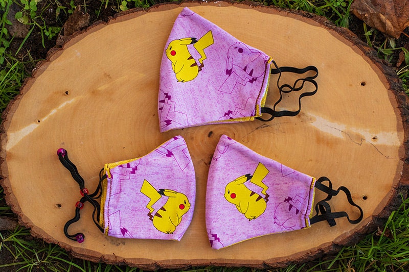 Pikachu Gesichtsmaske Halloween Gesichtsmaske Disneyland - Etsy.de