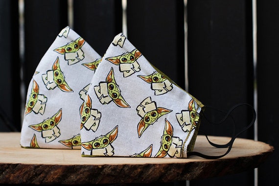 Baby Yoda Mask Grogu Face Mask Starwars Gifts | Etsy