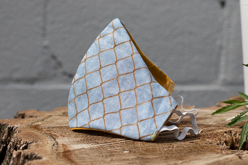 Blue Gates Face Mask Made in USA Ocean Face Mask Beach - Etsy