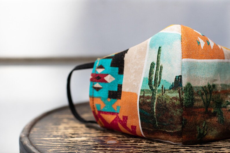 The Old Western Face Mask Native American Face Mask Nature - Etsy