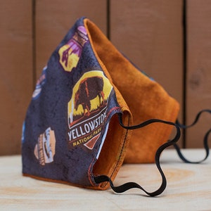 National Park Face Mask - National Park Mask - Nature Face Mask ...