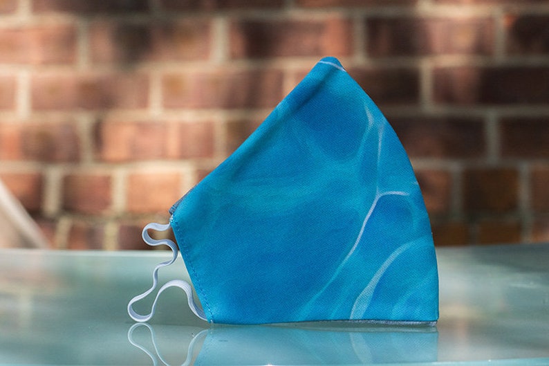 Ocean Beach Face Mask- Made in USA - Ocean Face Mask - Beach Face Mask ...