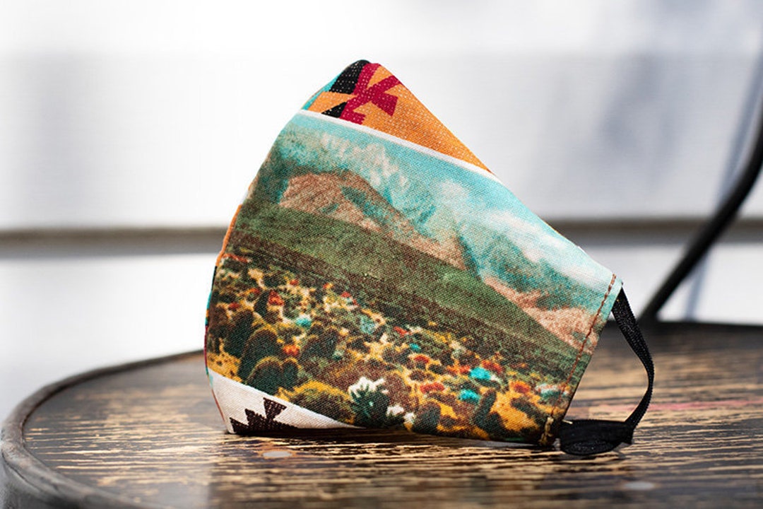 The Old Western Face Mask - Native American Face Mask - Nature Face ...