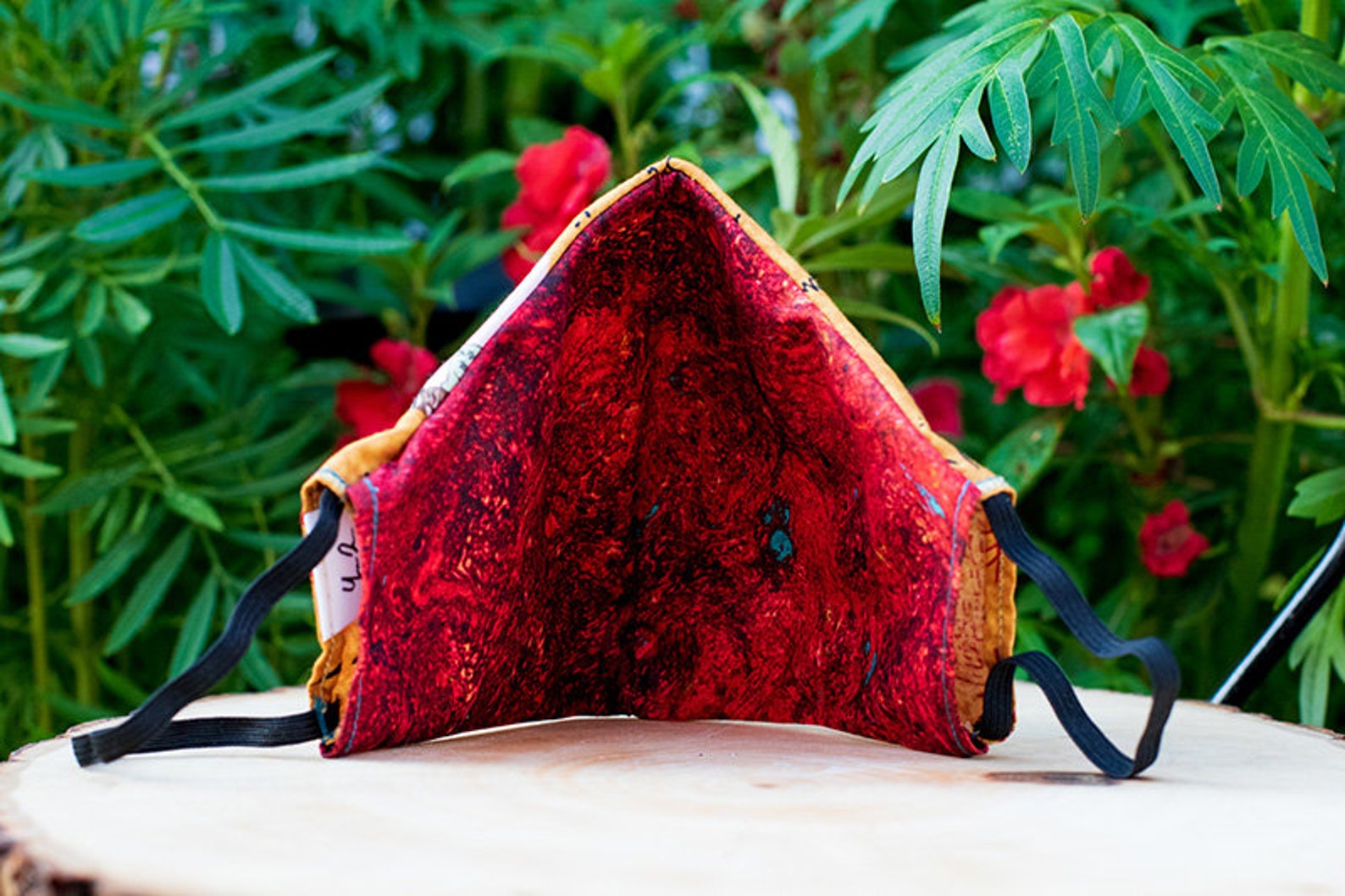 Red Oriental Geisha Face Mask Geisha Mask Aesthetic Face - Etsy