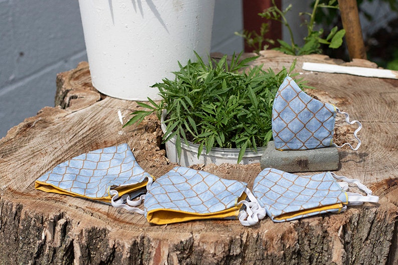 Blue Gates Face Mask Made in USA Ocean Face Mask Beach - Etsy