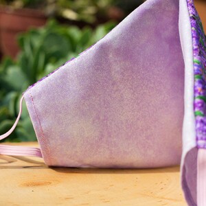 Purple Lavender Face Mask - Gardening Gift - Nature Face Mask ...