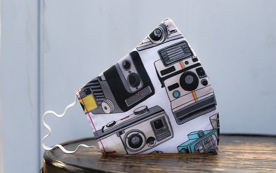 Vintage Camera Face Mask Photographer Gift Film Camera Mask | Etsy