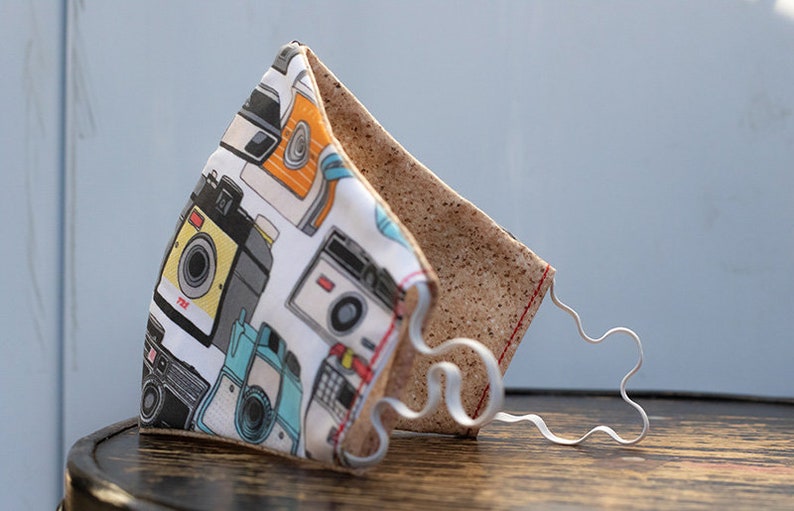 Vintage Camera Face Mask Photographer Gift Film Camera Mask - Etsy