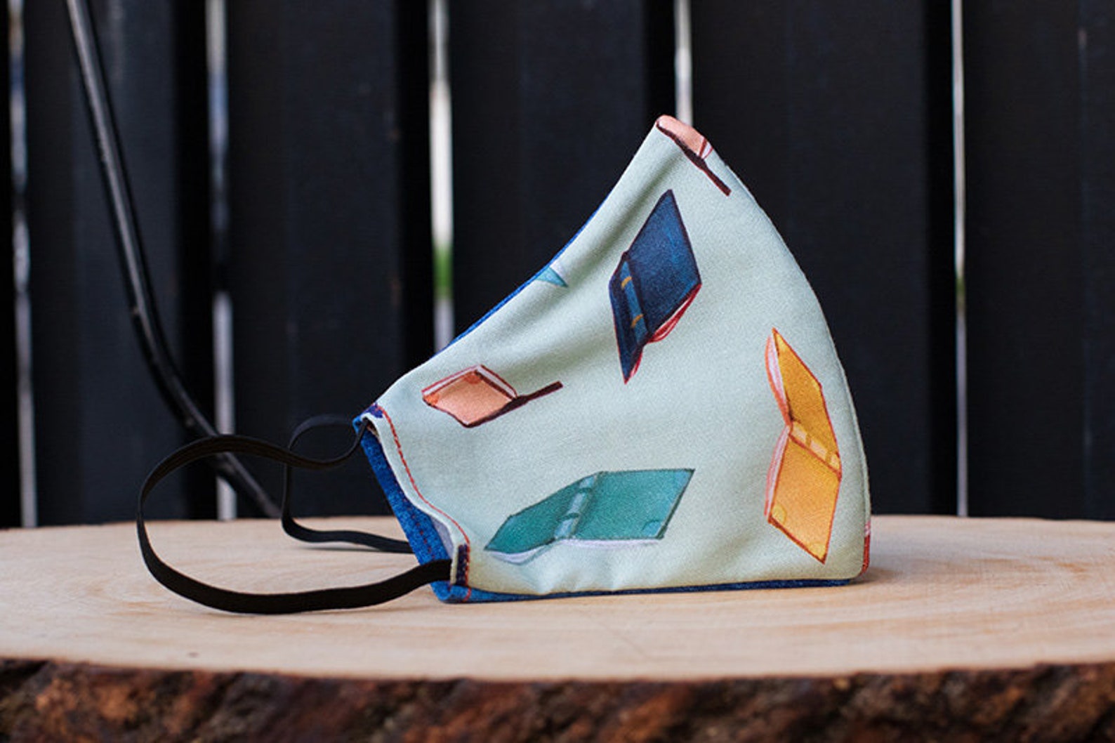 Bookworm Face Mask Halloween Face Mask Teacher Face Mask | Etsy