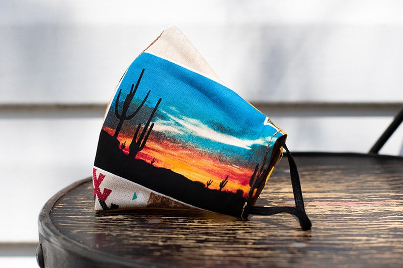 The Old Western Face Mask Native American Face Mask Nature - Etsy