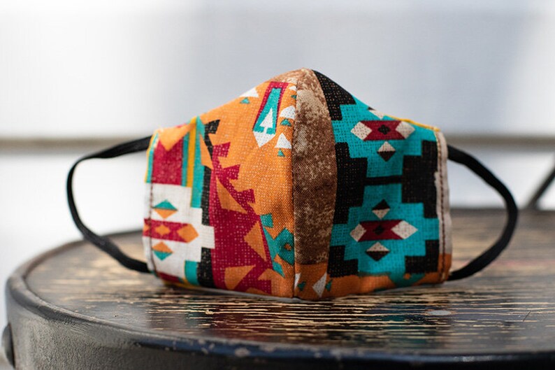 The Old Western Face Mask Native American Face Mask Nature - Etsy