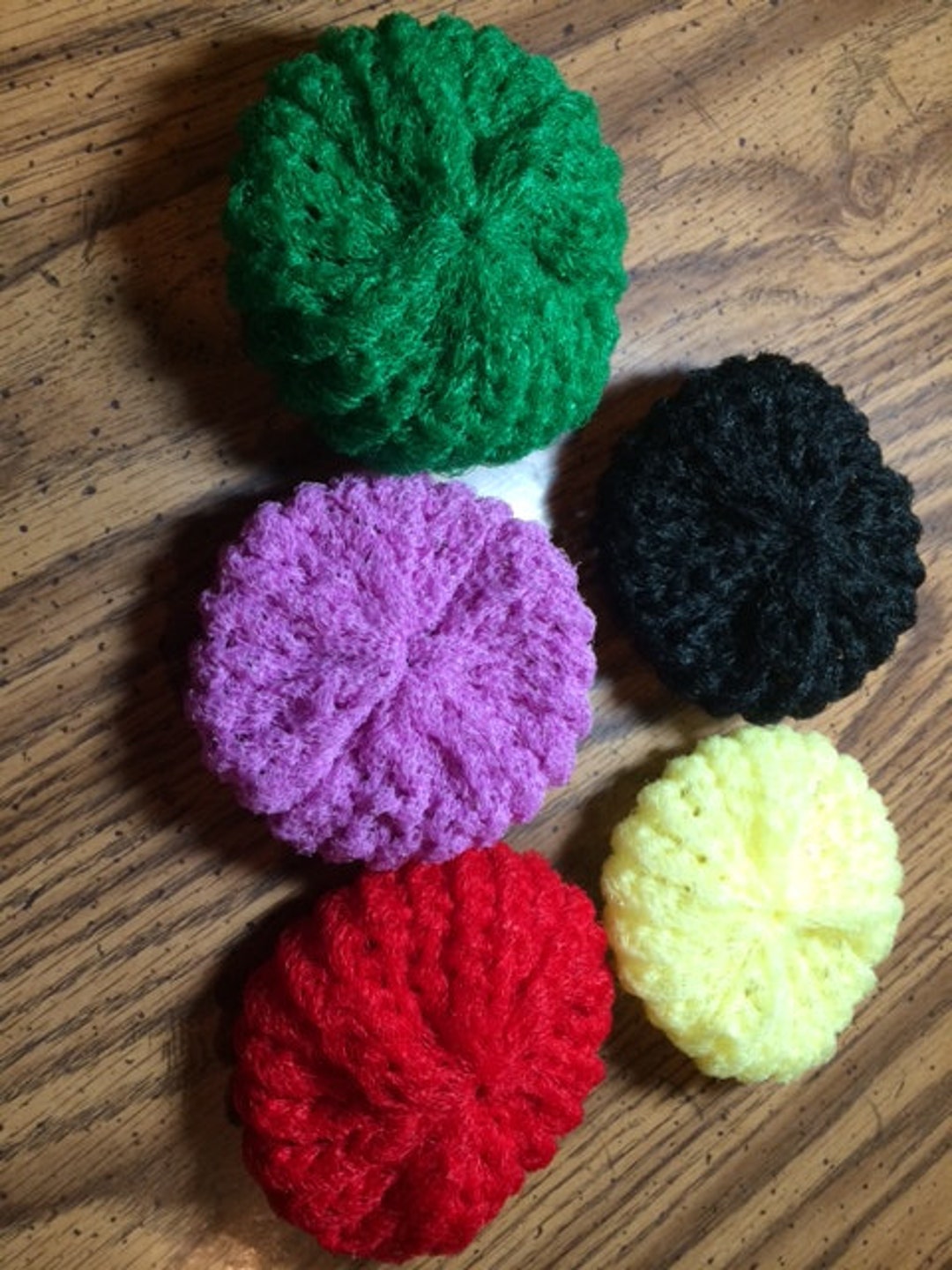 Set of 5 Hand Made Kitchen Scrubby for Pans, Dishes and Appliances - Etsy