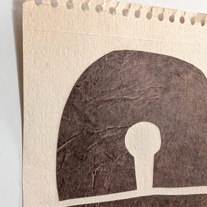 Original Paper Collage | Echo | on Vintage Paper - Etsy