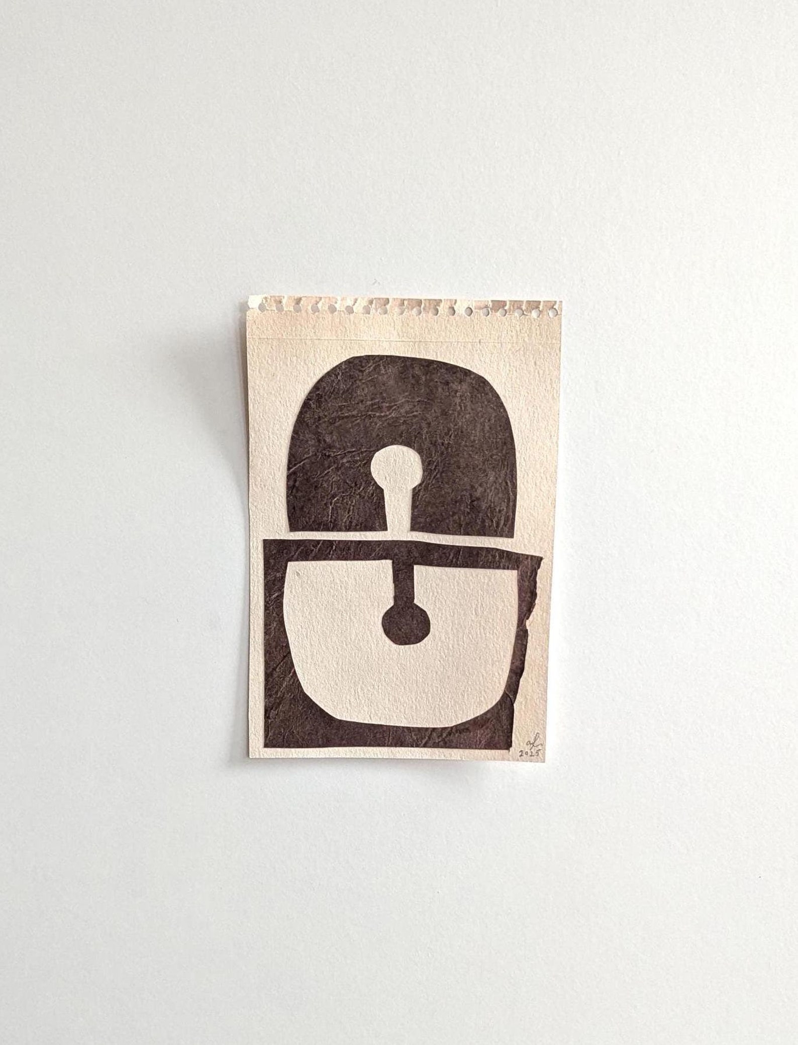 Original Paper Collage | Echo | on Vintage Paper - Etsy