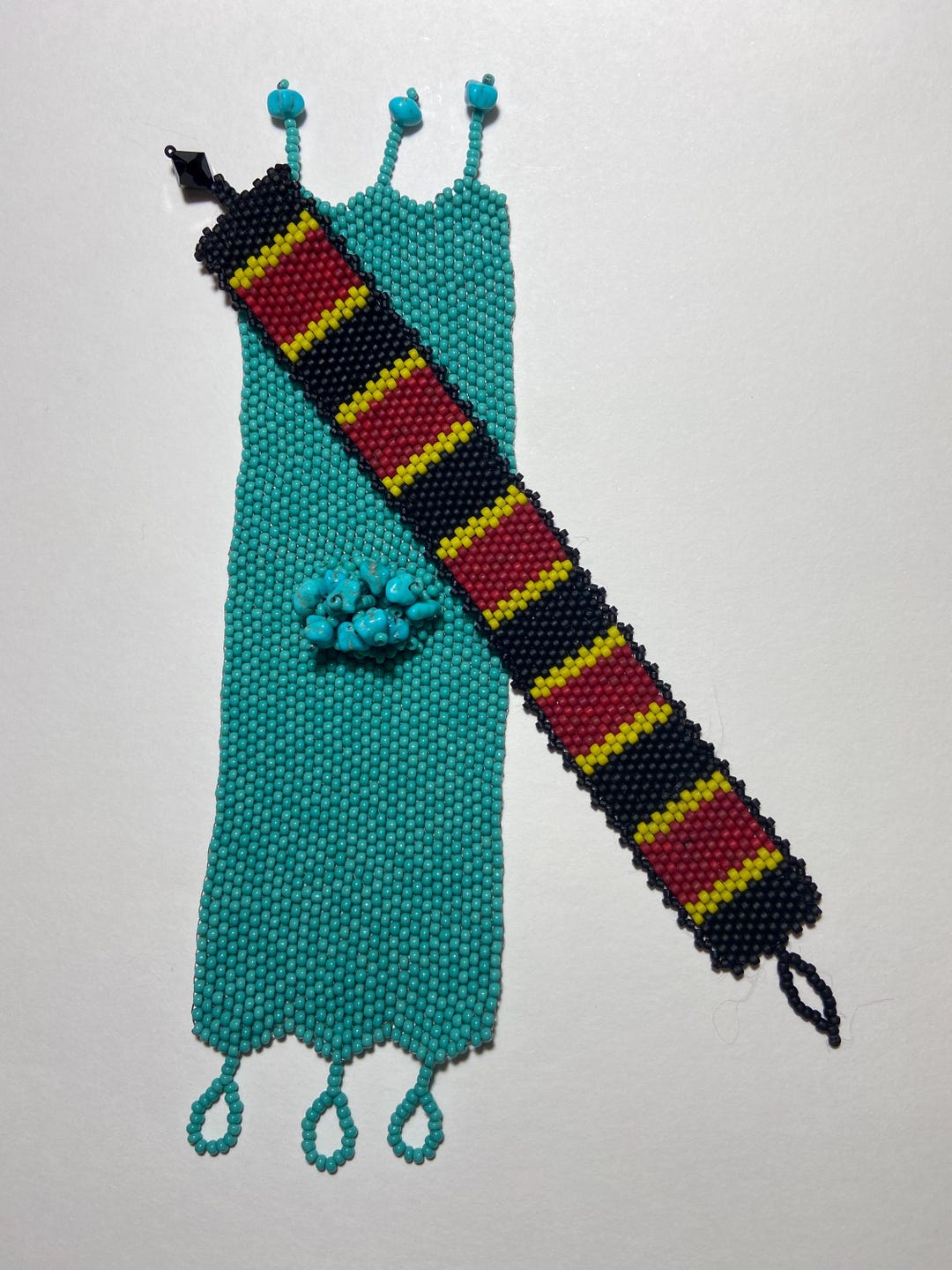 Beaded Cuff Bracelets - Etsy
