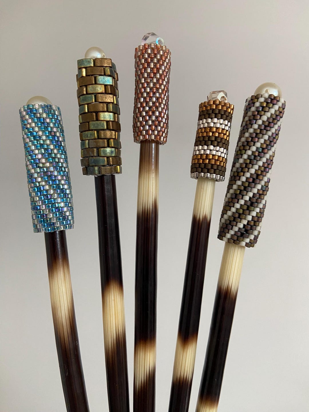 Porcupine Quill Hair Stick: Beaded Hair Jewelry - Etsy